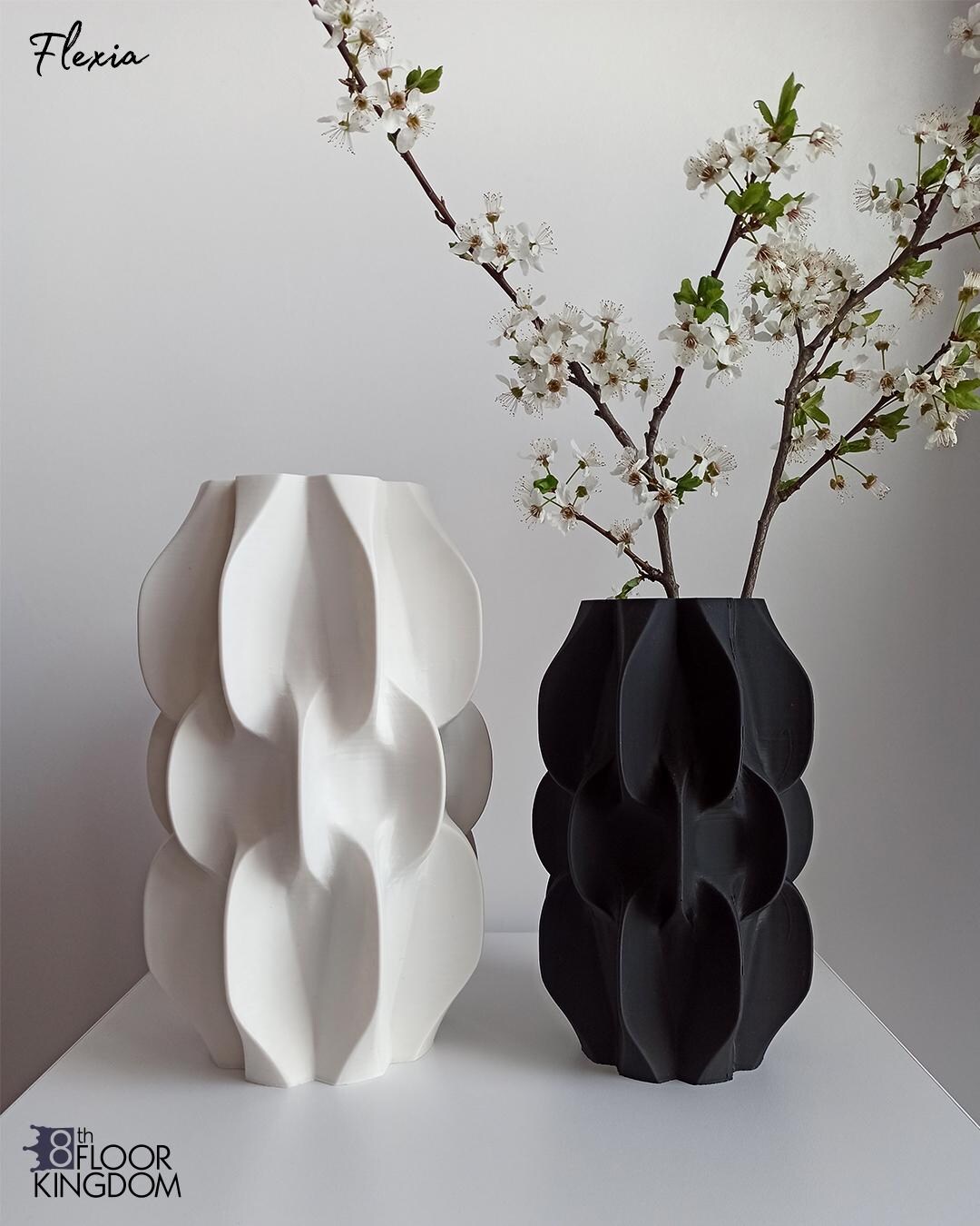 3D Printed Vase: Modern Futuristic Decor, PLA Biodegradable Vase - Etsy UK