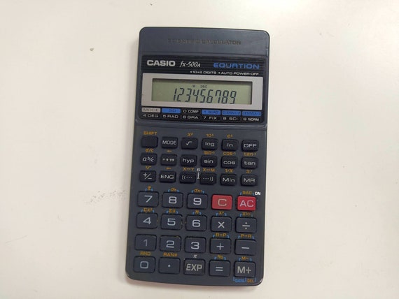 Vintage CASIO fx-500 scientific calculator Toys Learning & School Toys ...
