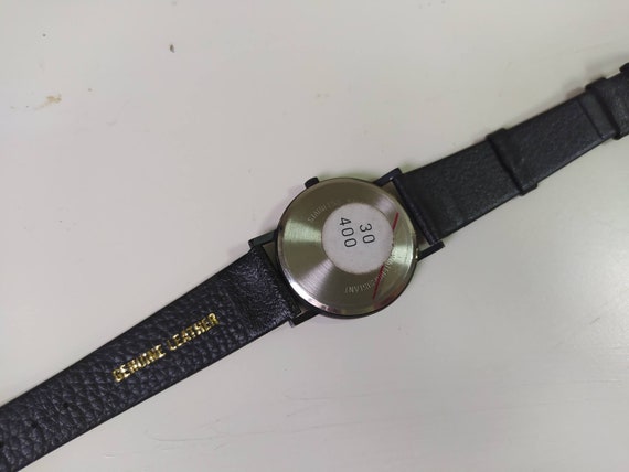 KIENZLE Quartz Watch Black / 80s NOS Wristwatch / Ger… - Gem