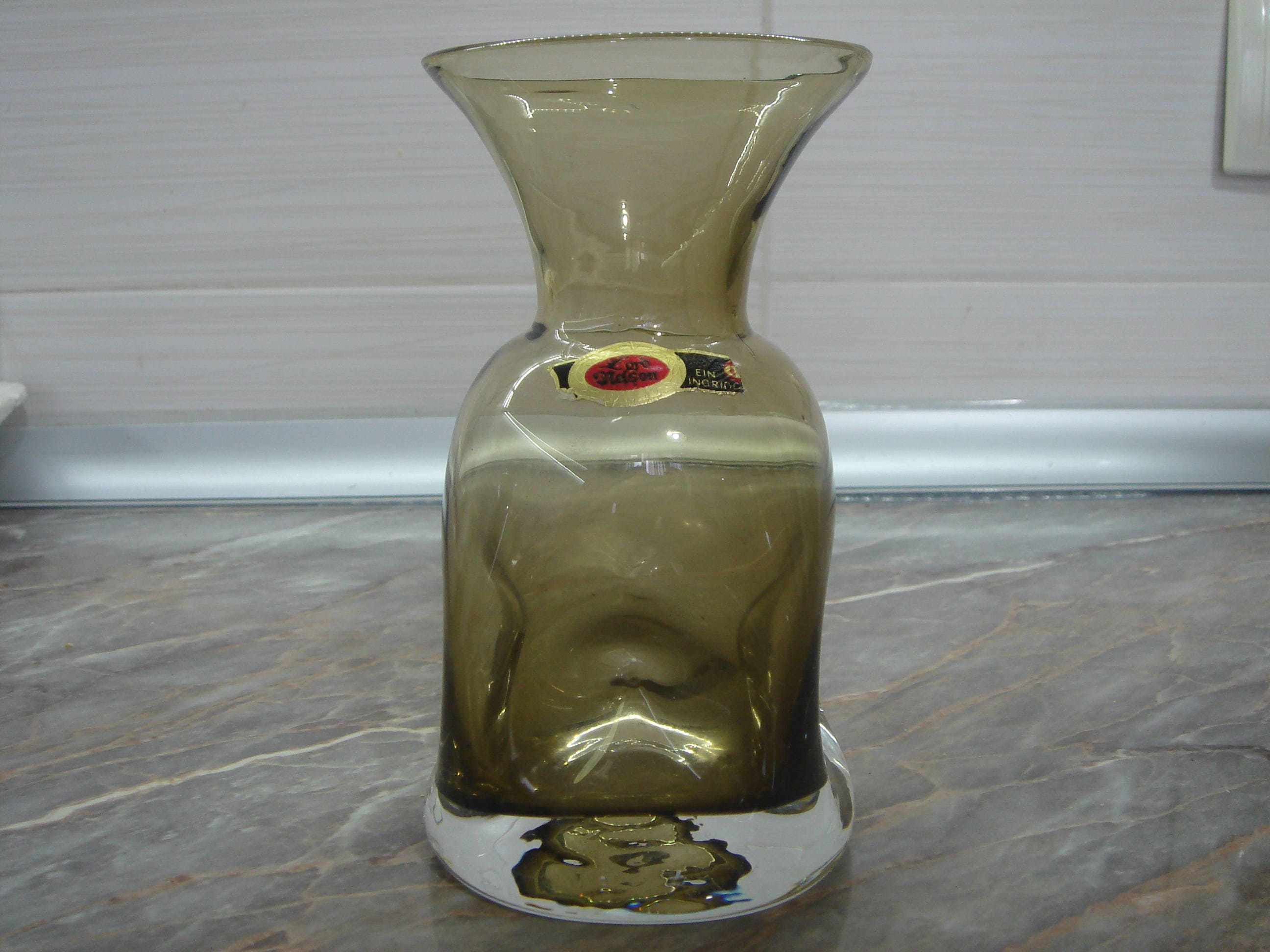 Mid Century INGRID GLASS Lord Nelson Vase - Etsy