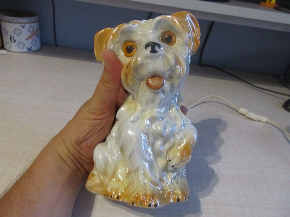 Vintage Perfume Dog Lamp, Night Light, Germany - Etsy