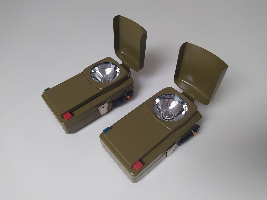 Never Used Vintage Military Flashlights / Mid Century Torch - Etsy