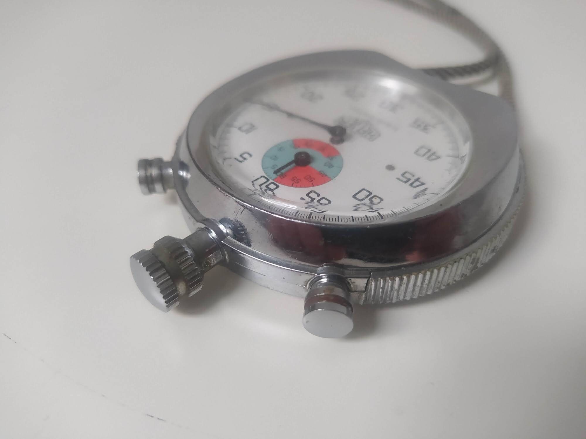 Vintage Heuer Wind-up Trackmaster Stopwatch Chrome / Made in ...