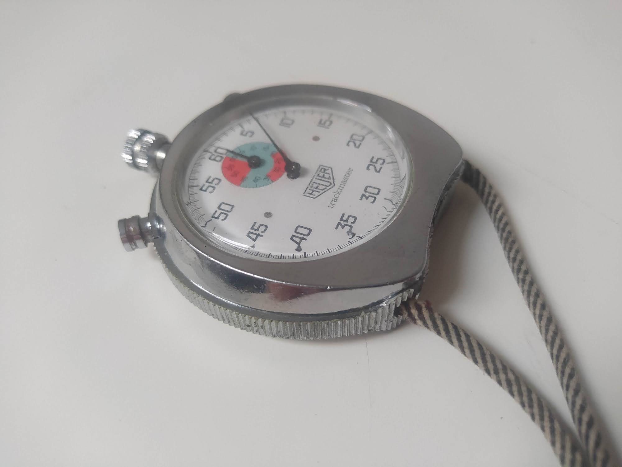 Vintage Heuer Wind-up Trackmaster Stopwatch Chrome / Made in ...