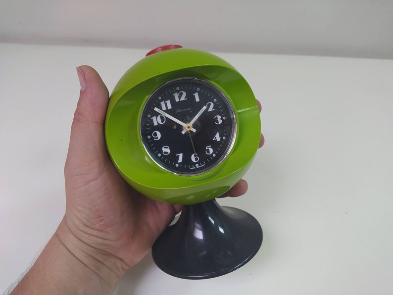 Space Age BLESSING Alarm Clock / Atomic Age Clock / Mid - Etsy