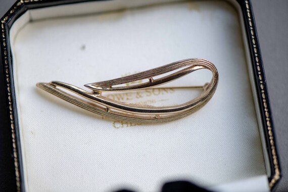 Vintage Circa 1970s silver tone brooch signed Sarah C… - Gem