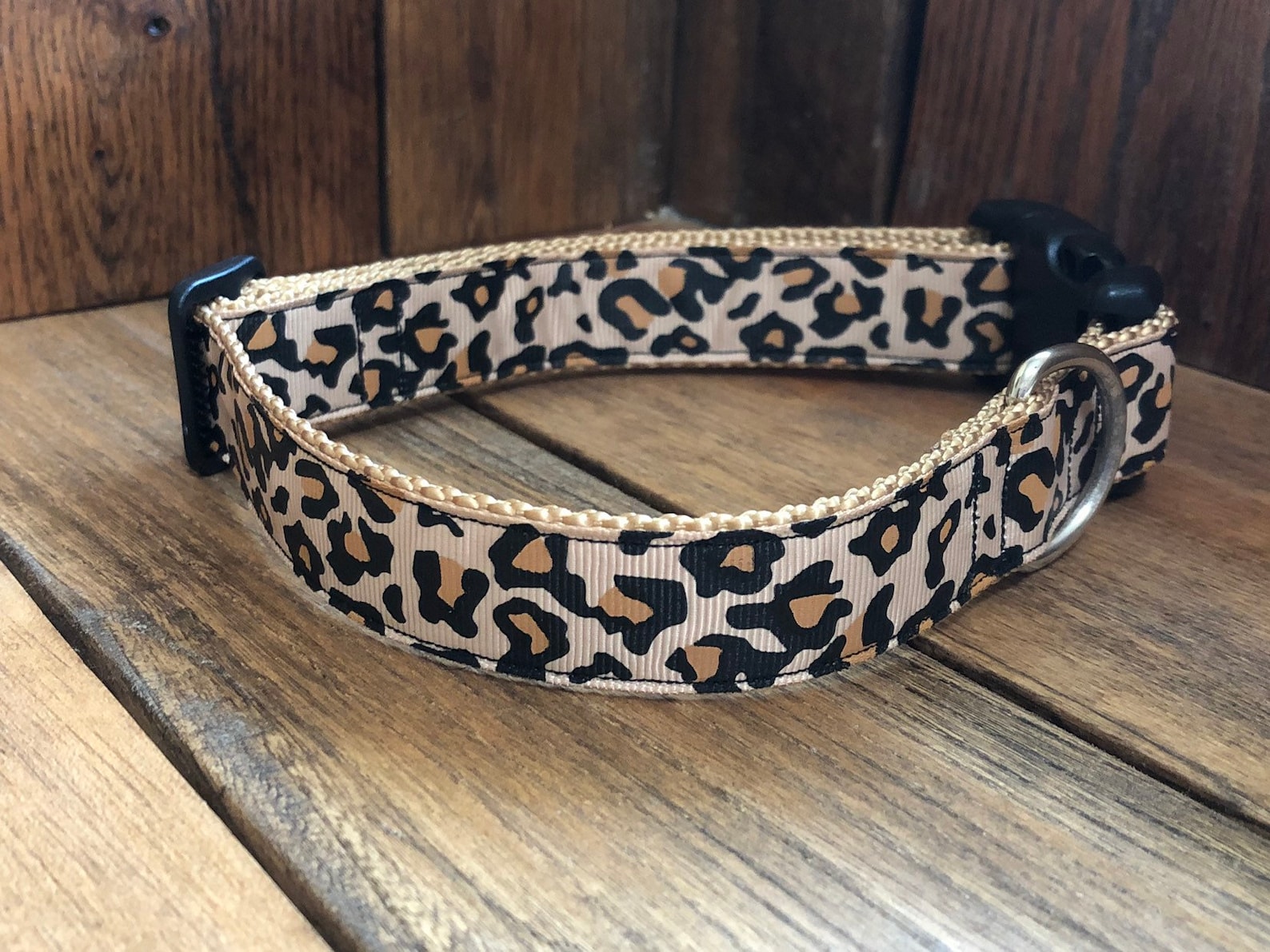 ANIMAL LEOPARD Print Dog Collar/1 Wide/ Leopard - Etsy