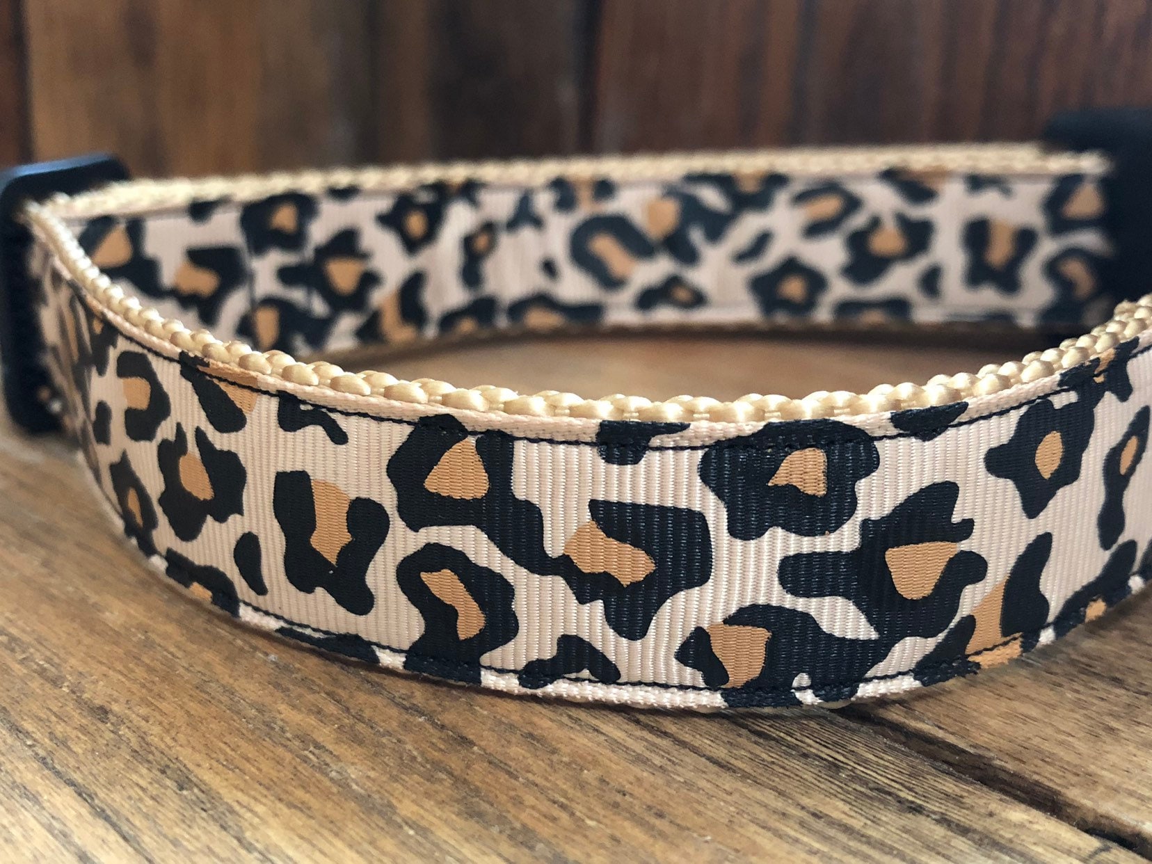 ANIMAL LEOPARD Print Dog Collar/1 Wide/ Leopard - Etsy