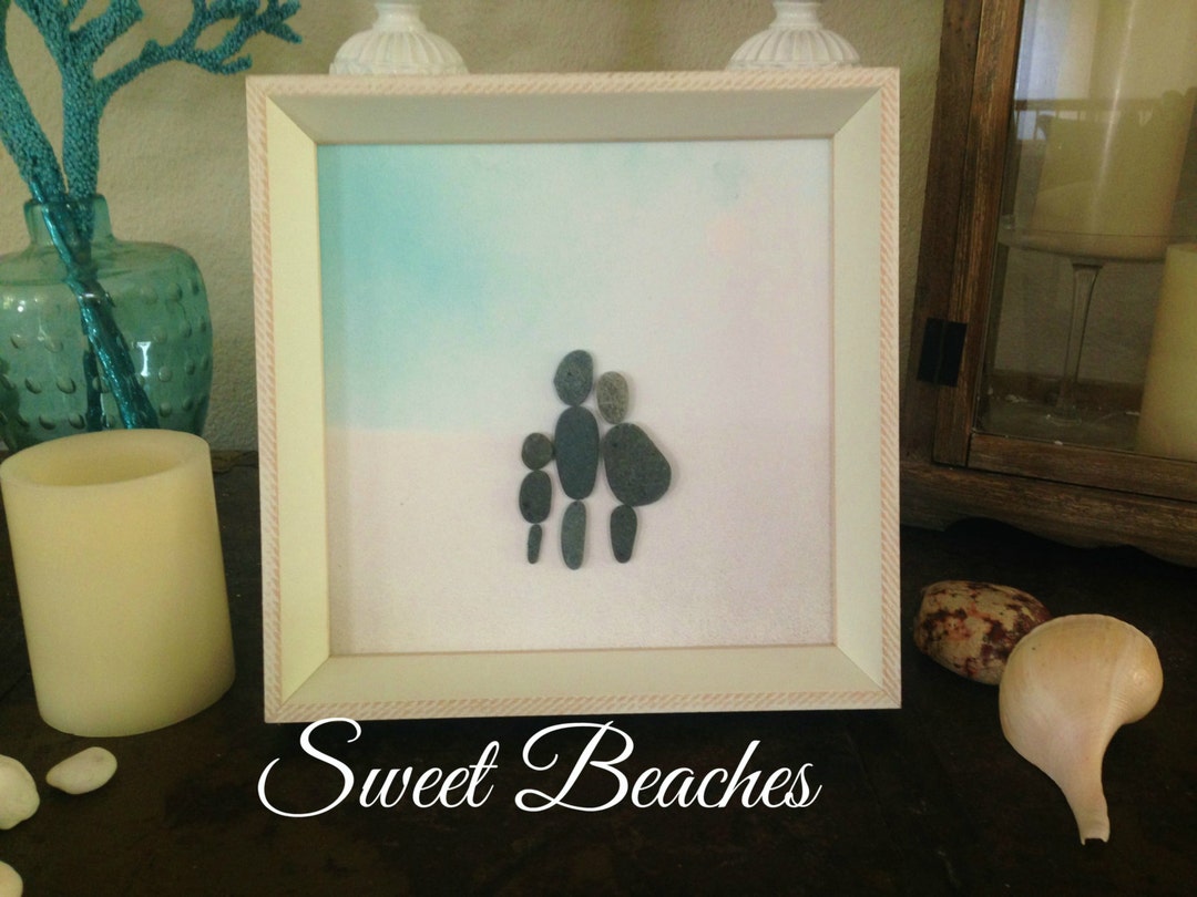 Pebble Art " Bump " Beach Decor Stone Rock People Baby Shower Gift - Etsy