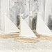 6 to 8 Inch Driftwood Sailboat Linen Sails Seaside Nautical Decor ...
