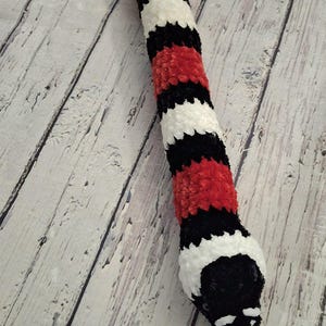Crochet Milk Snake, Snake Plushie, Made to Order Amigurumi Snake, Soft ...