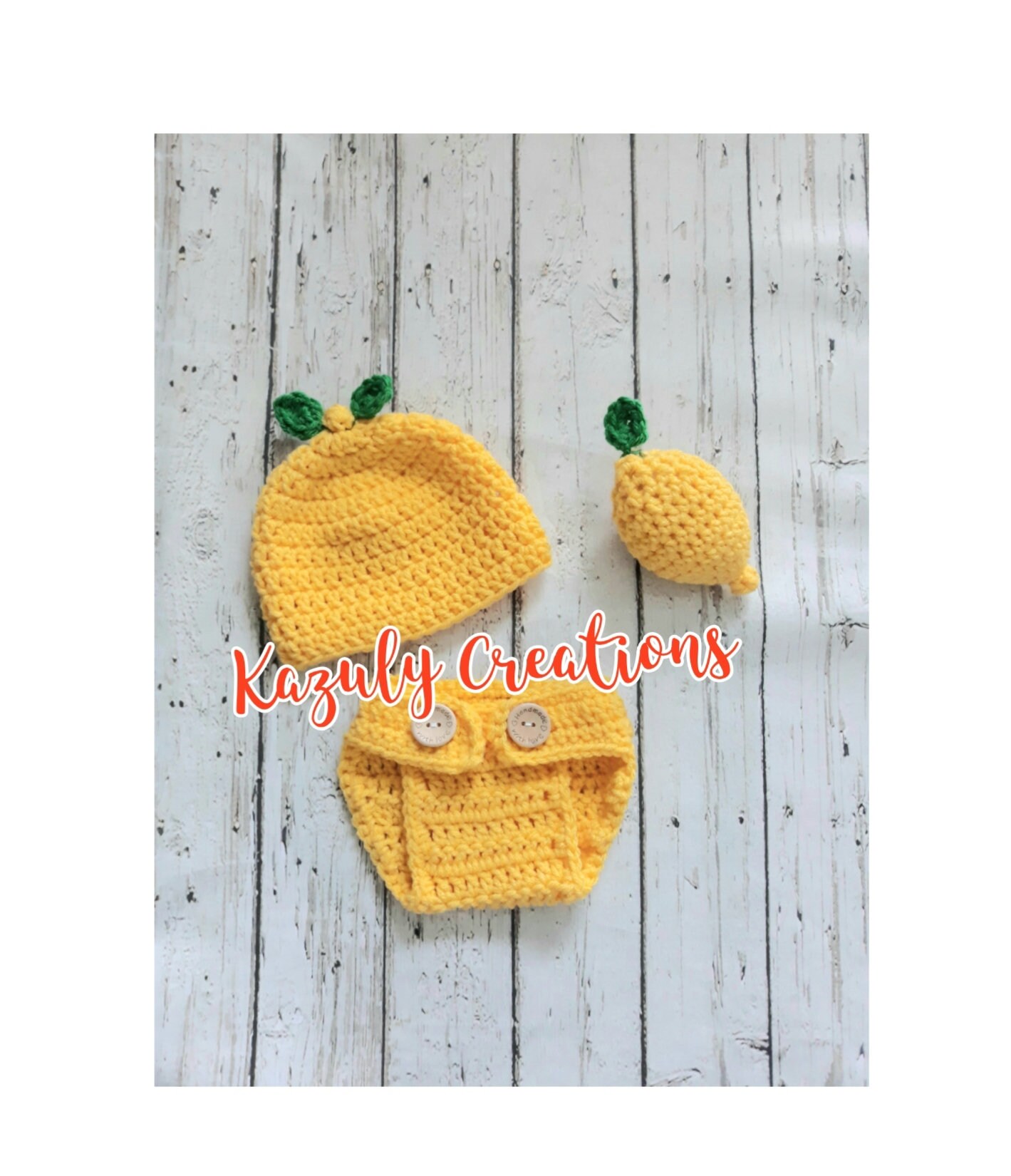 Lemon Baby Photo Prop Lemon Newborn Crochet Outfit Lemon - Etsy