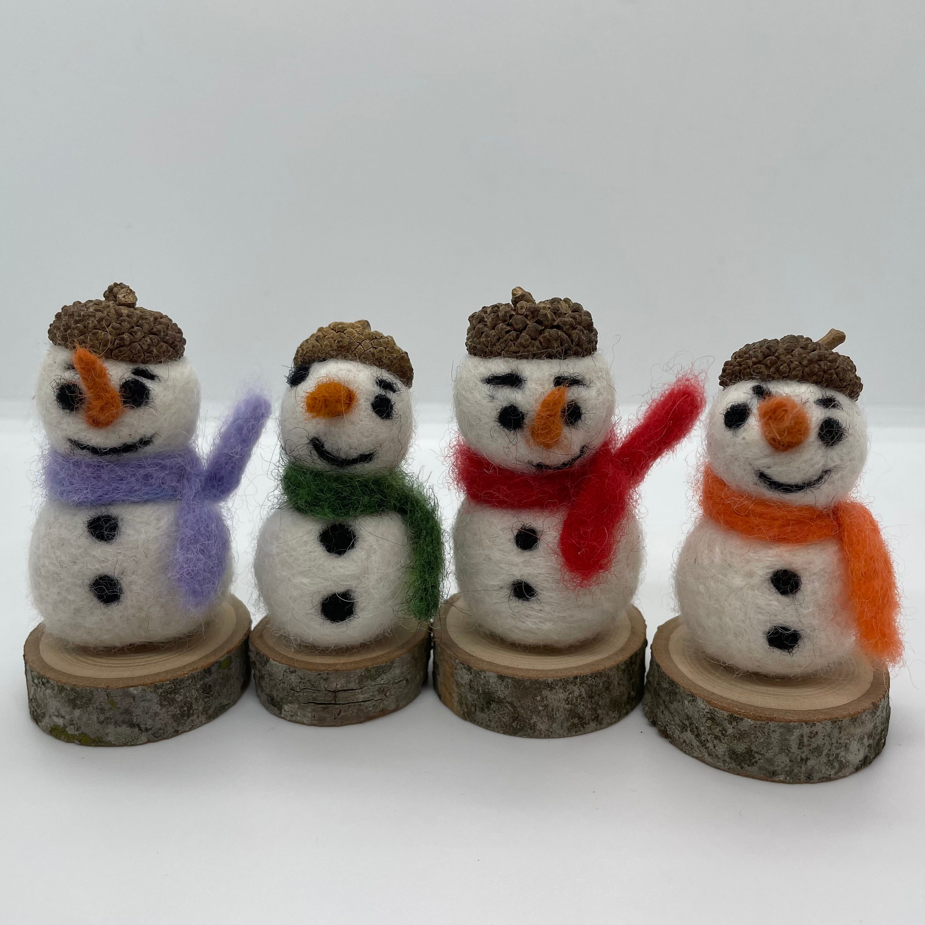 Needle Felted Winter Décor - Etsy