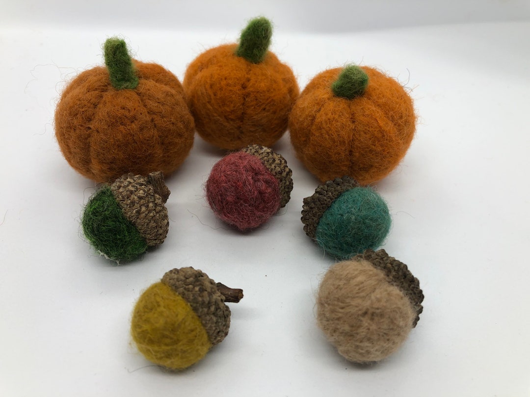 Needle Felted Fall Decor - Etsy
