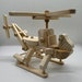 Handmade Wooden Helicopter With Rescue Basket - Etsy