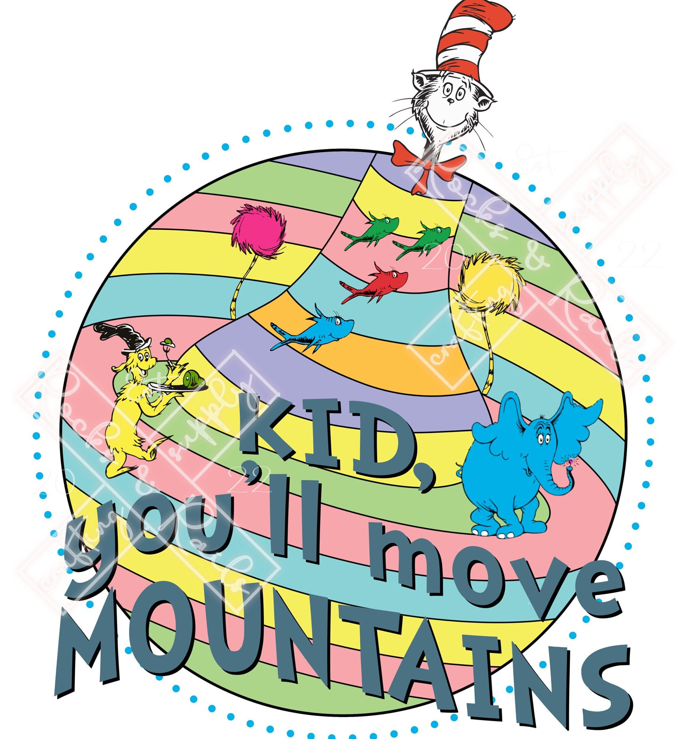 Kid You'll Move Mountains PNG, Seuss Week Design (digital Download) - Etsy