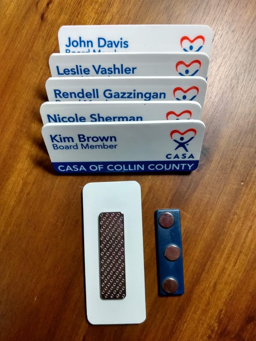 Custom Magnetic Name Tag, Full Color Logo, Personalized ID Badge - Etsy