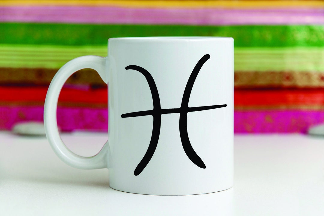 Pisces Mug,zodiac Sign Mug,february Zodiac Sign,march Zodiac Sign ...