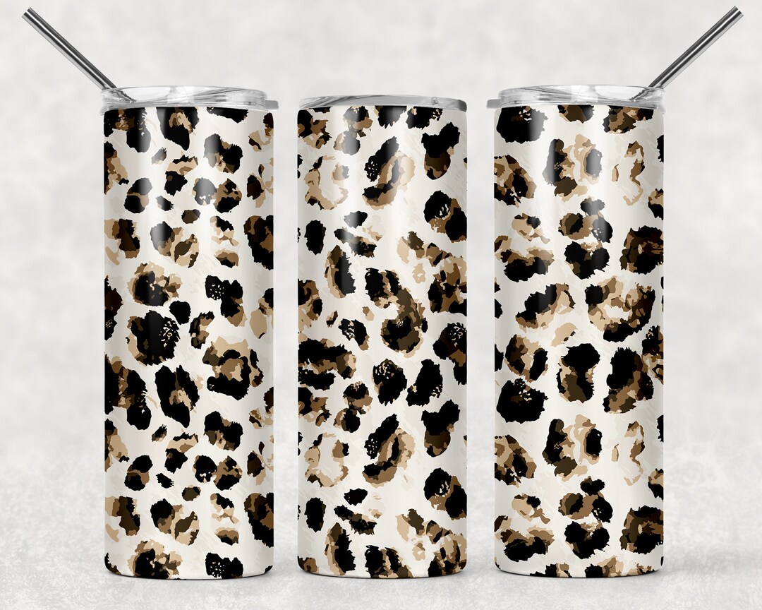 Leopard Tumbler,leopard Print Tumbler,cheetah Print Tumbler,sublimated ...