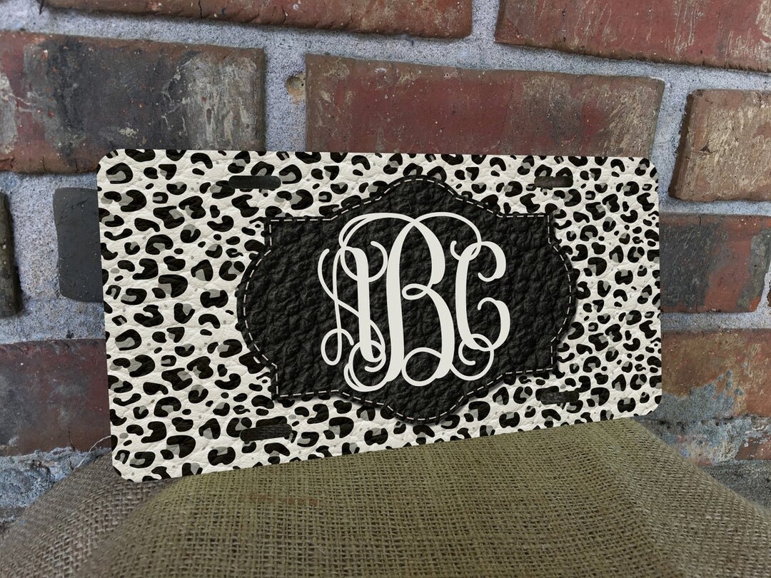 License Plate,leopard Print License Plate, Leopard Print Plate,leopard ...
