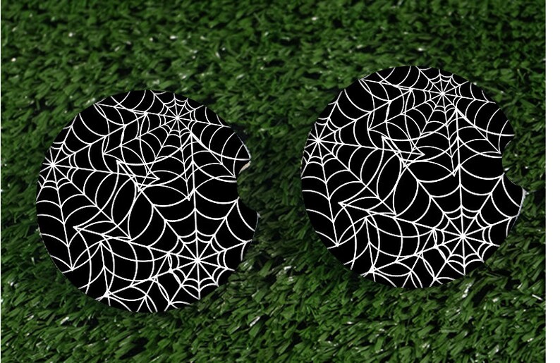 Spider Web Car Coaster,halloween Car Coaster,halloween Cup Holder ...