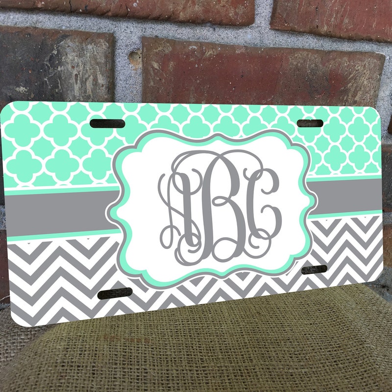 Grey Chevron Frame - Etsy