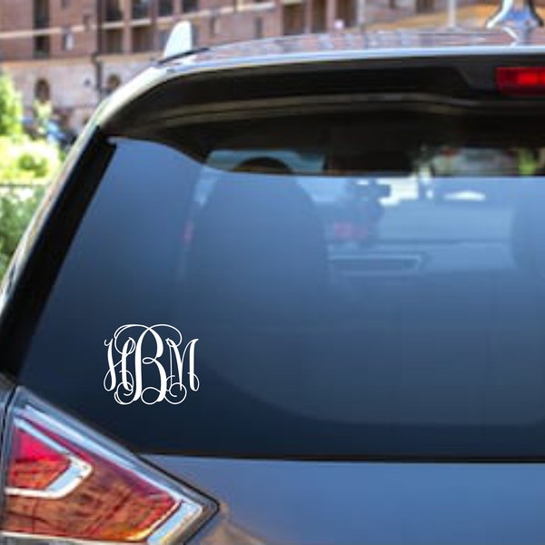 Car Window Initials - Etsy