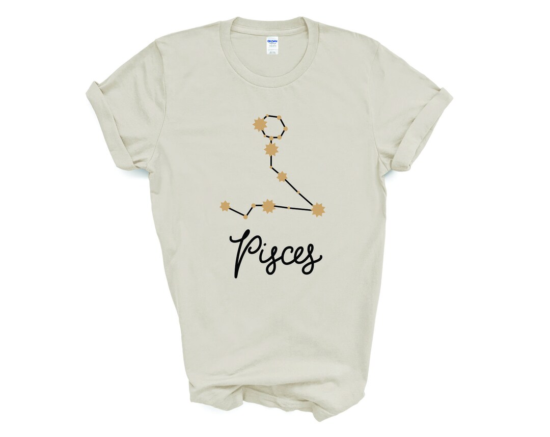 Pisces Shirt,zodiac Sign Shirt,february Zodiac Sign,march Zodiac Sign ...