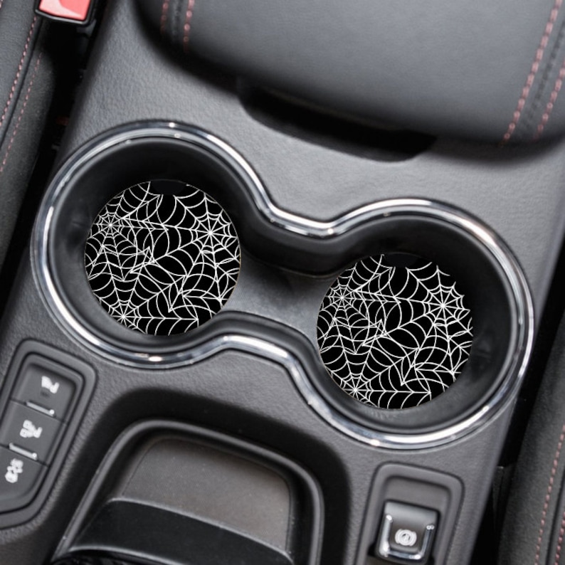 Spider Web Car Coaster,halloween Car Coaster,halloween Cup Holder ...