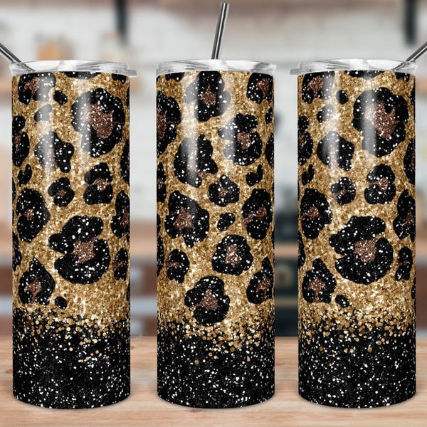 Leopard Print Tumbler - Etsy