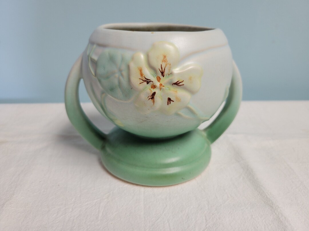 Weller Pottery Since 1872 Double Handle Pottery Bowl Vase 1930's - Etsy