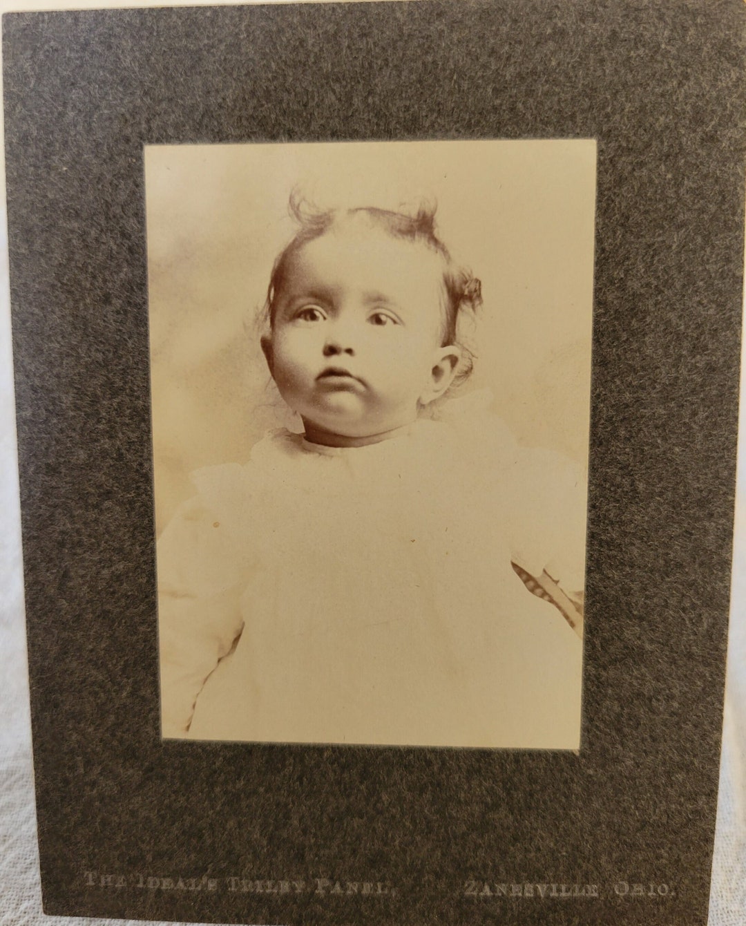 1900's Sweet Baby Photo Card Signed Elsie Bush on Back, by ...