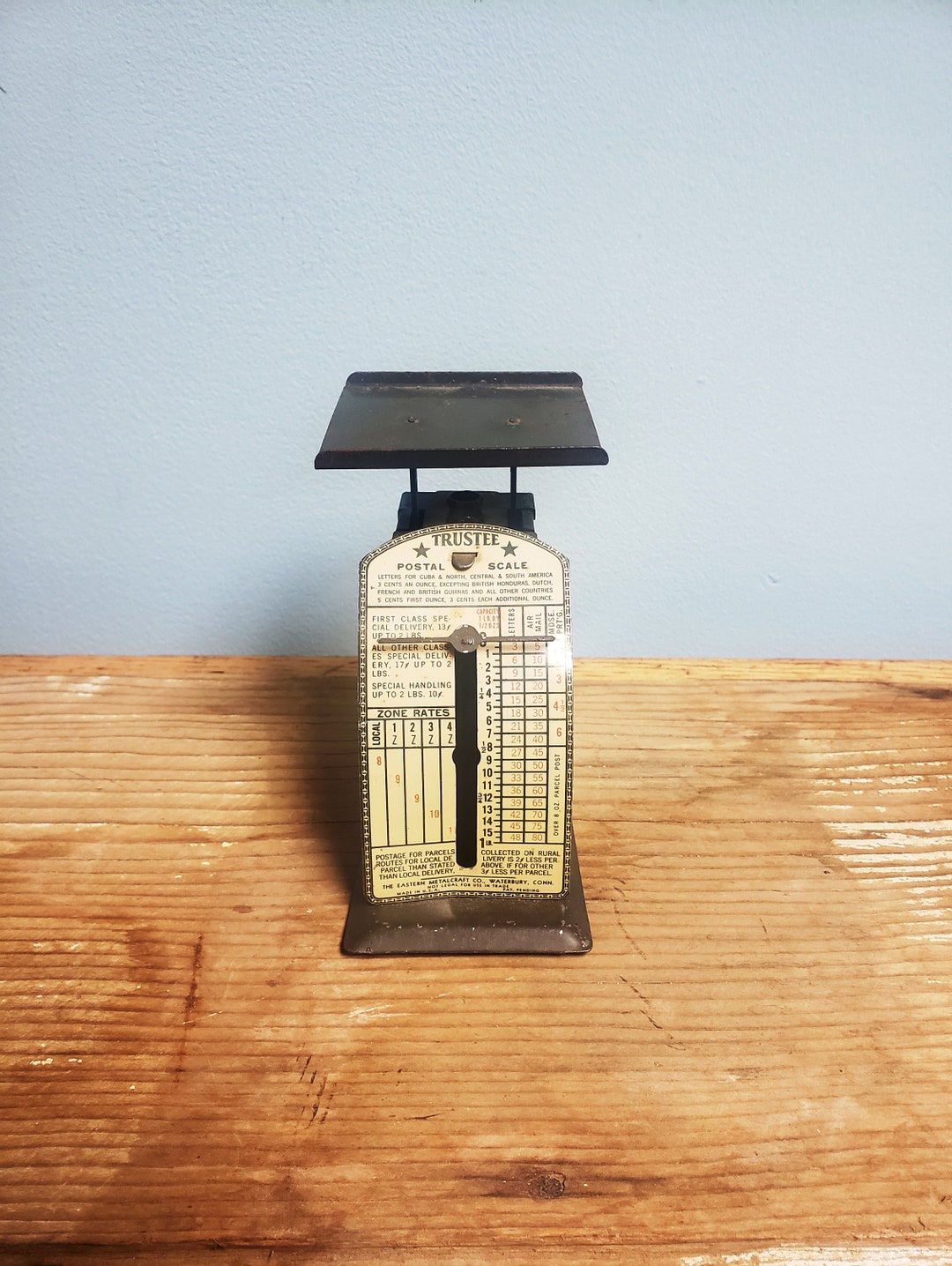 Vintage Trustee Postal Scale Made in USA Eastern Metalcraft CO ...