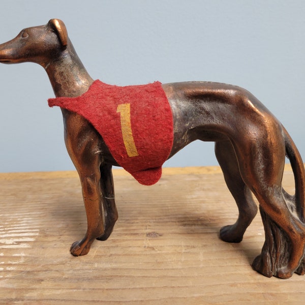 Metal Greyhound Statue - Etsy