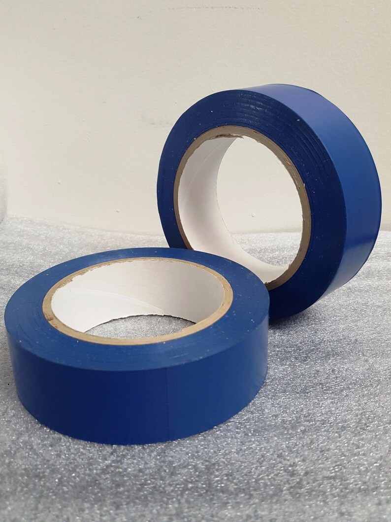 Blue PVC Electrical Tape, Flame Retardant (1 1/4" X 50') - Etsy