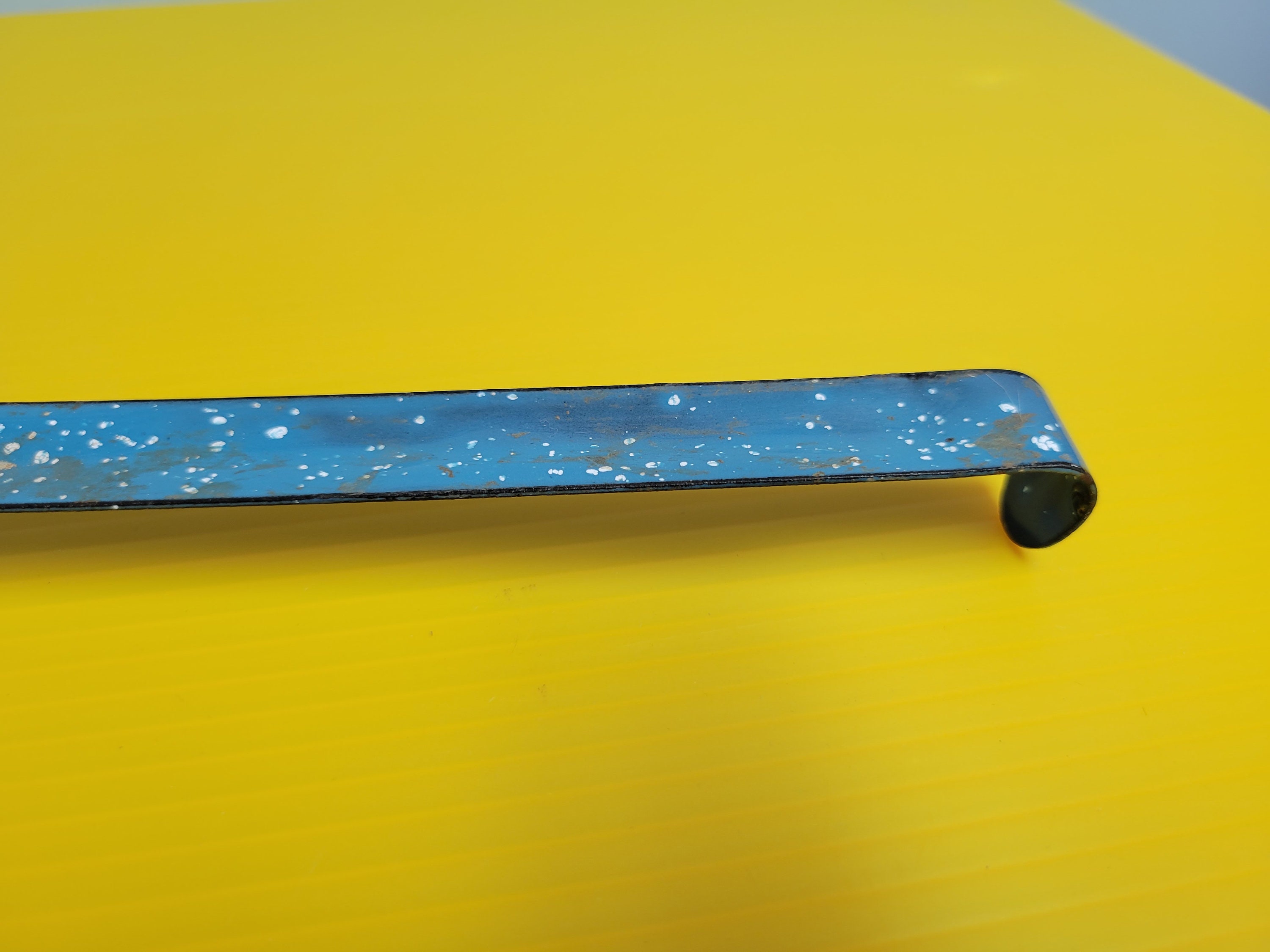 Ant. Blue Speckled Enamel Skimmer Strainer Primitive - Etsy