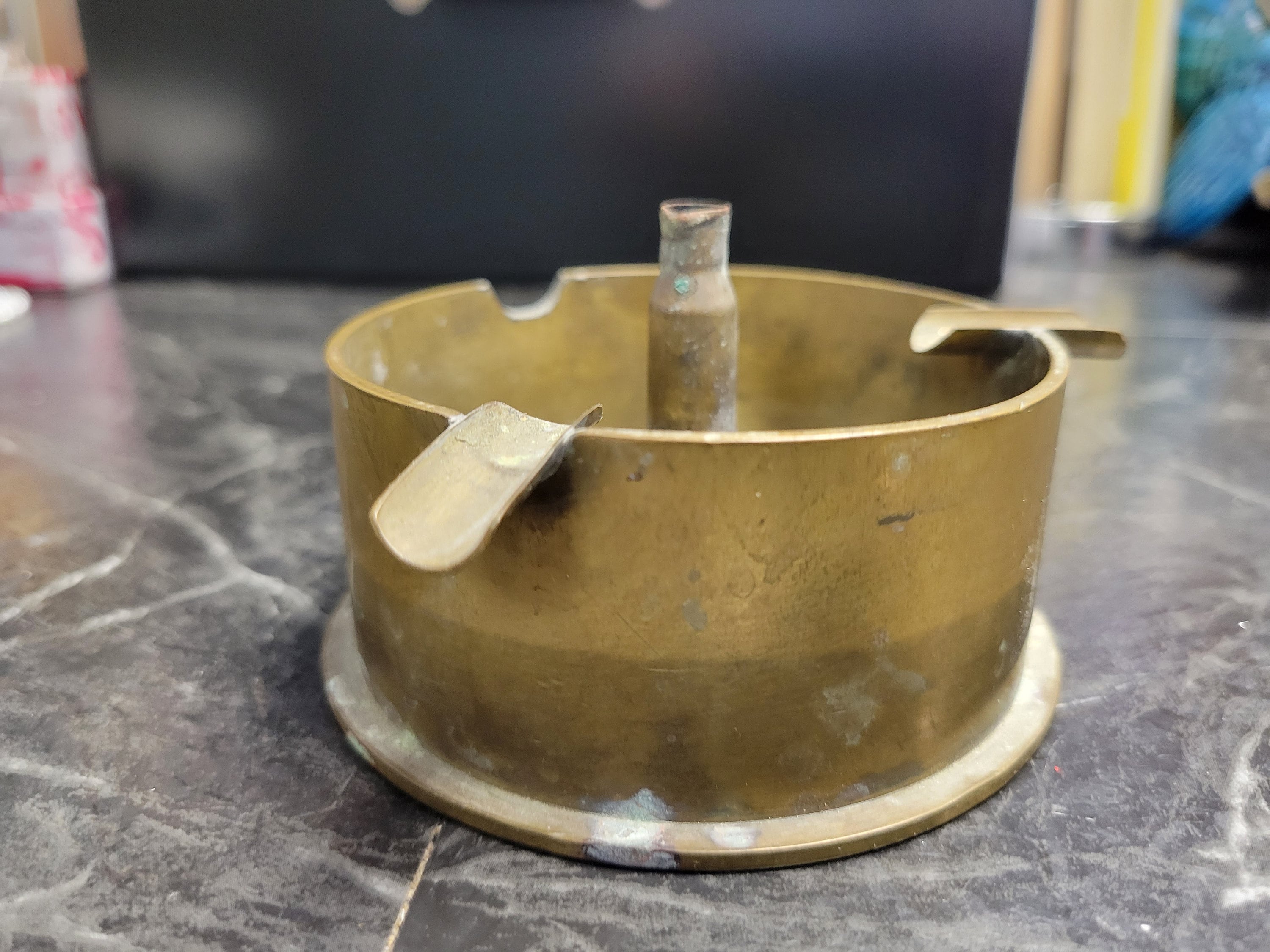 Trench Art Ashtray. WWII WW2 Koran War Brass Artillery Shell Ashtray - Etsy