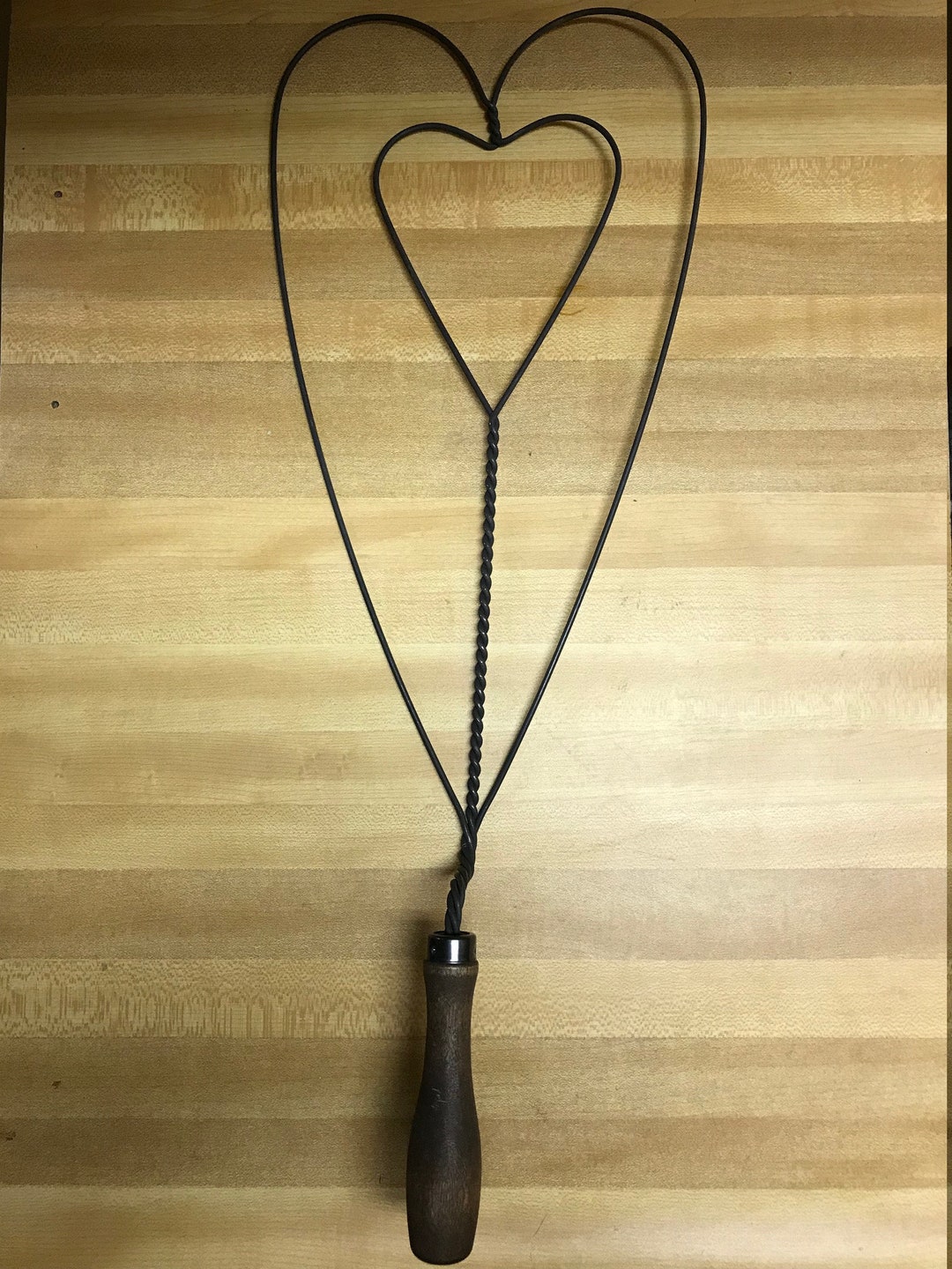 Vintage Large Two Heart Rug Beater Valentines Day Treat Wall Hanger ...