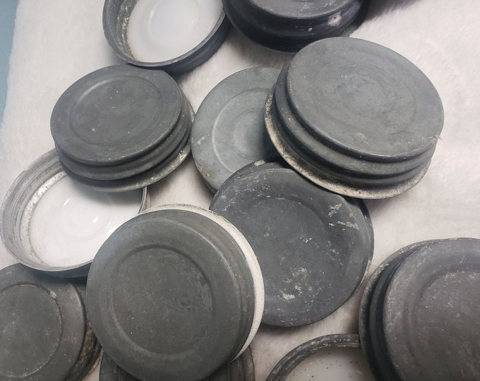 Zinc Mason Jar Lids Ball, Atlas Lids, Presto Alum Lids With Hazel Atlas ...