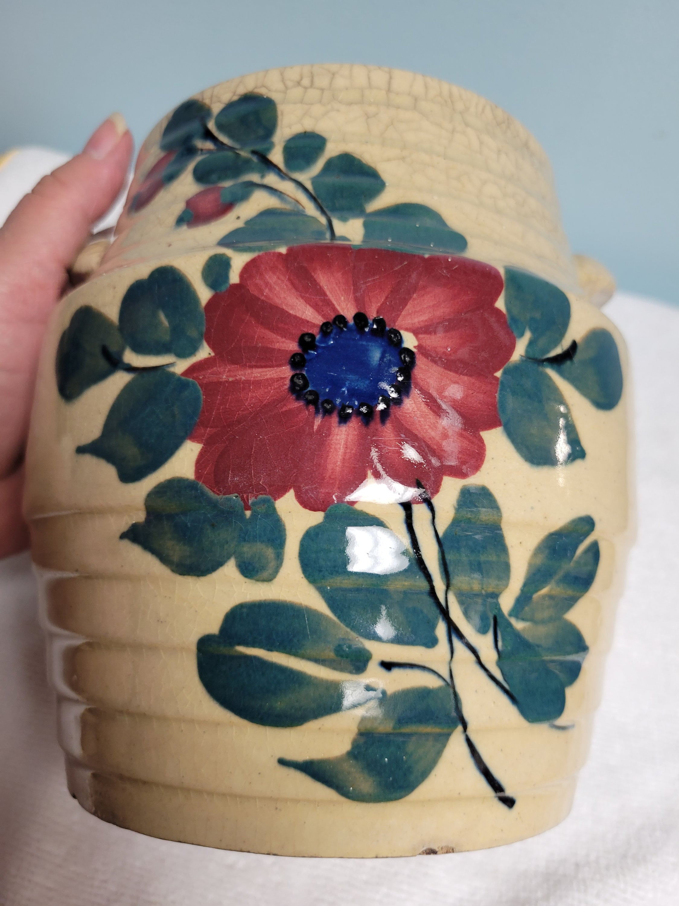 Antique Stoneware Pottery Bee Hive Style Cookie Jar No Lid. - Etsy