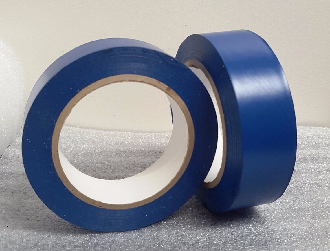 Blue PVC Electrical Tape, Flame Retardant (1 1/4" X 50') - Etsy