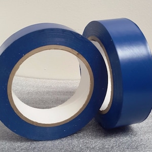 1 Roll TAPE Blue Plastic Vinyl PVC Electrical Tape 1 1/4" X 50' Flame ...