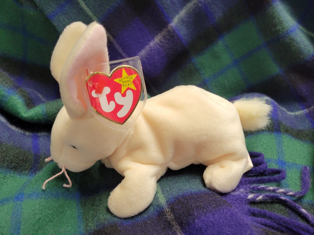Ty Beanie Baby Nibbler Bunny Rabbit 4-6-98 to 1999 TY Inc - Etsy