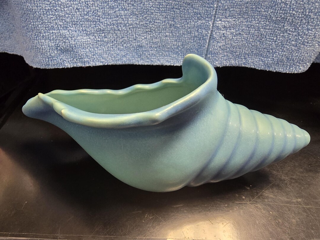 Stunning Piece by Van Briggle Pottery!! Conch Shell is a Beautiful ...