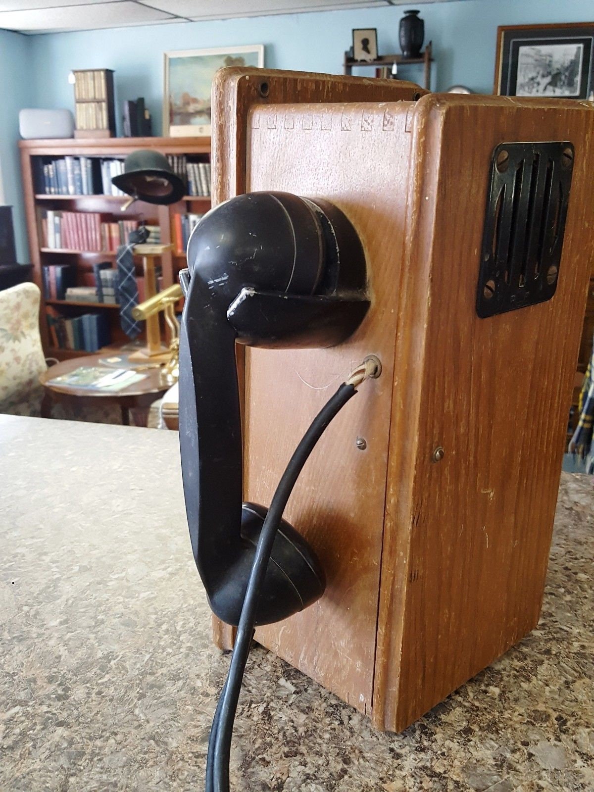 1930 Connecticut Railroad Oak Wall Type Magneto Telephone Dist, by ...
