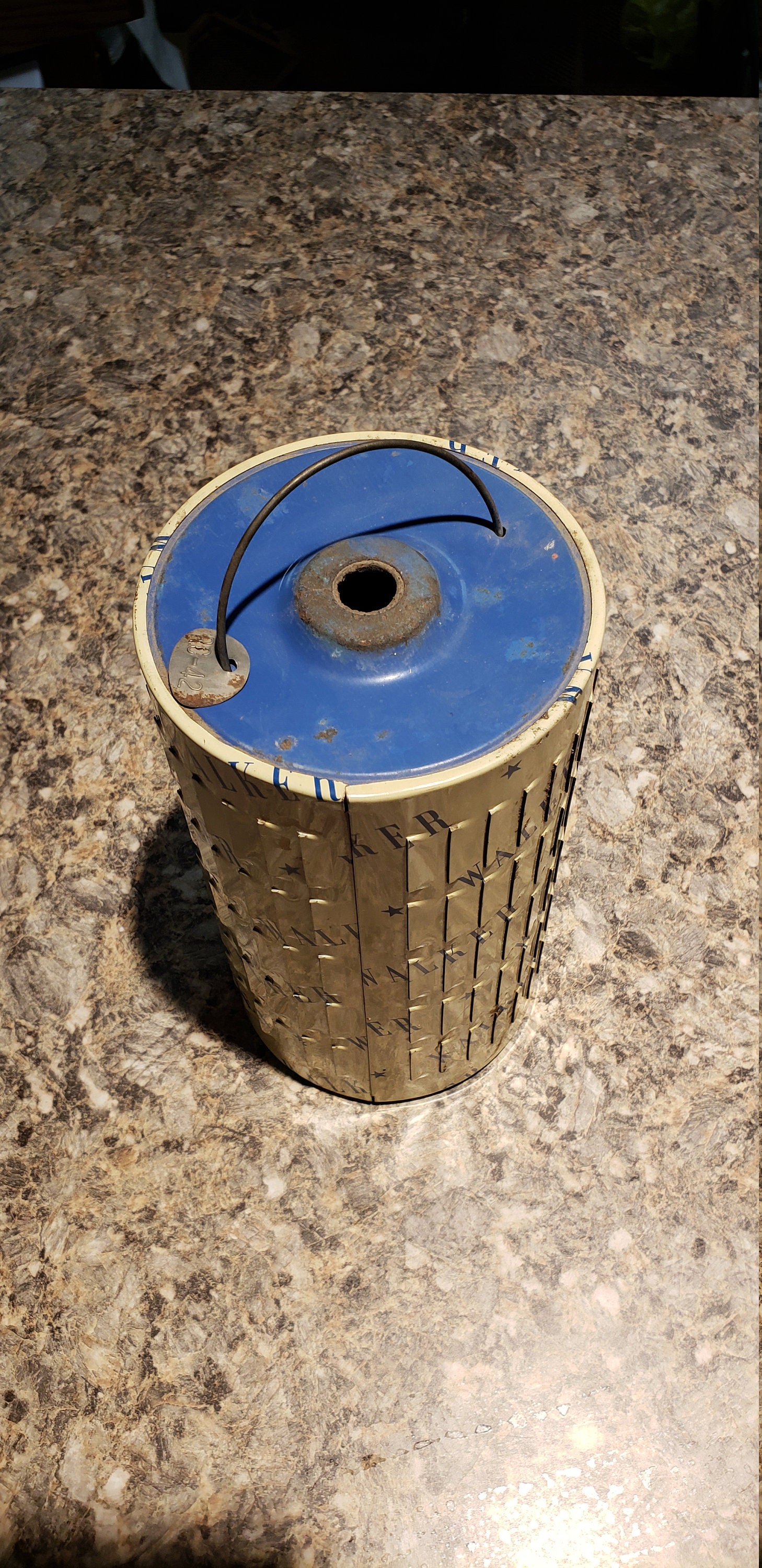 Old Car Parts Walker Oil Filter RC 42 1940's to 50's Vintage Old New ...
