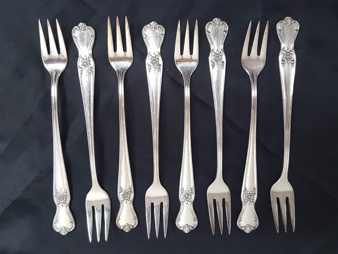 Cocktail Appetizer Forks, Pickle Forks, Olive Forks Rare Vintage Old ...