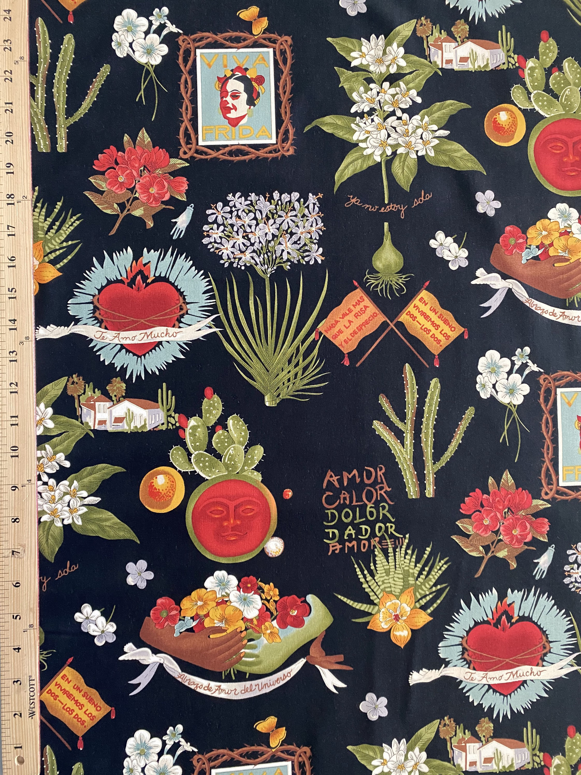 Viva Frida Fabric Alexander Henry Fabric by the Yard Mexican - Etsy