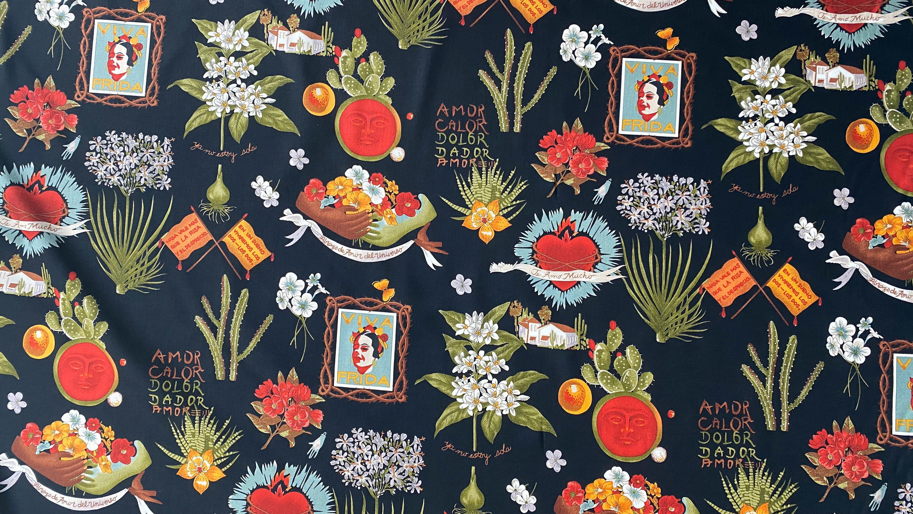 Viva Frida Fabric Alexander Henry Fabric by the Yard Mexican - Etsy
