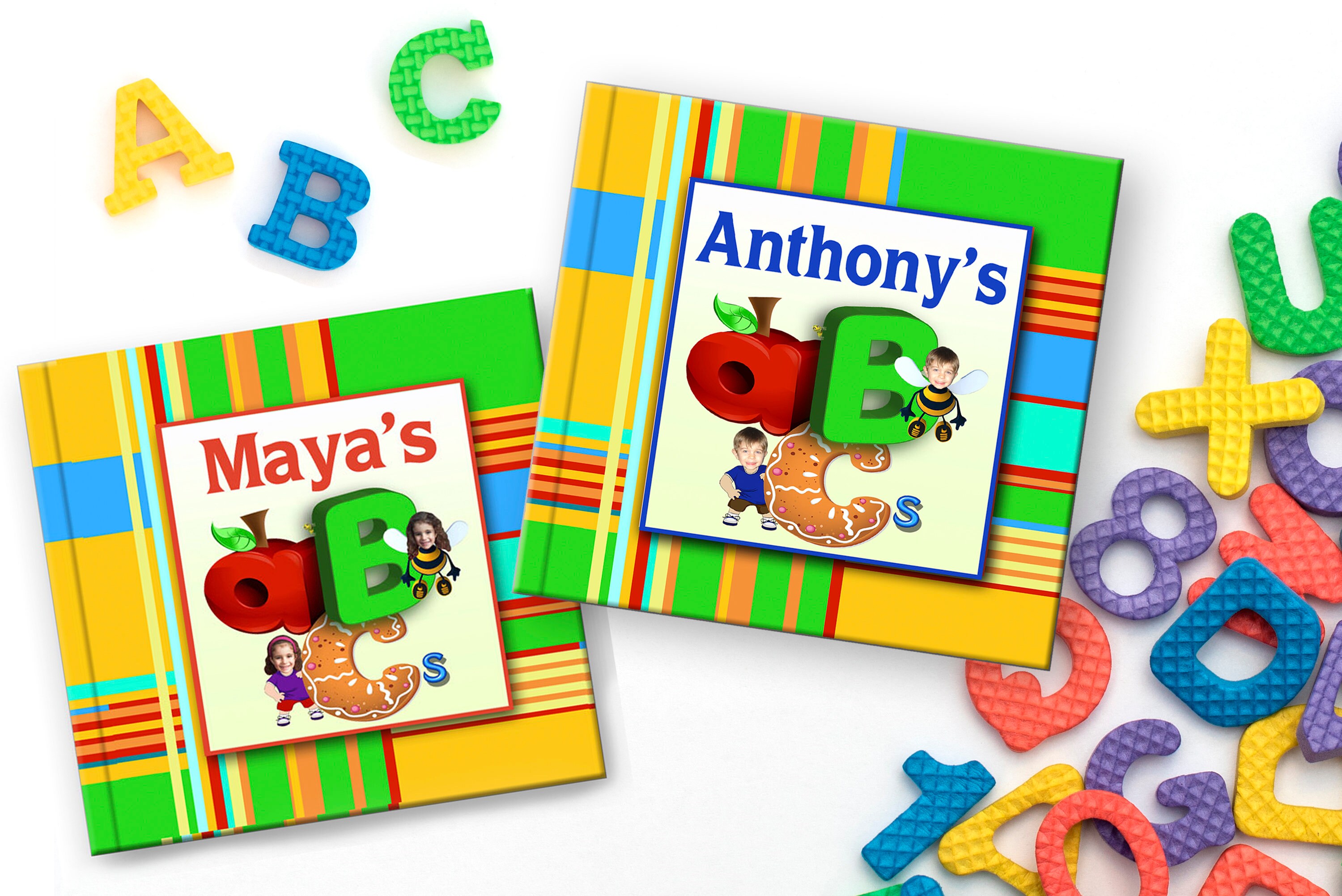 Libro ABC libros personalizados para 2 niños libro de | Etsy